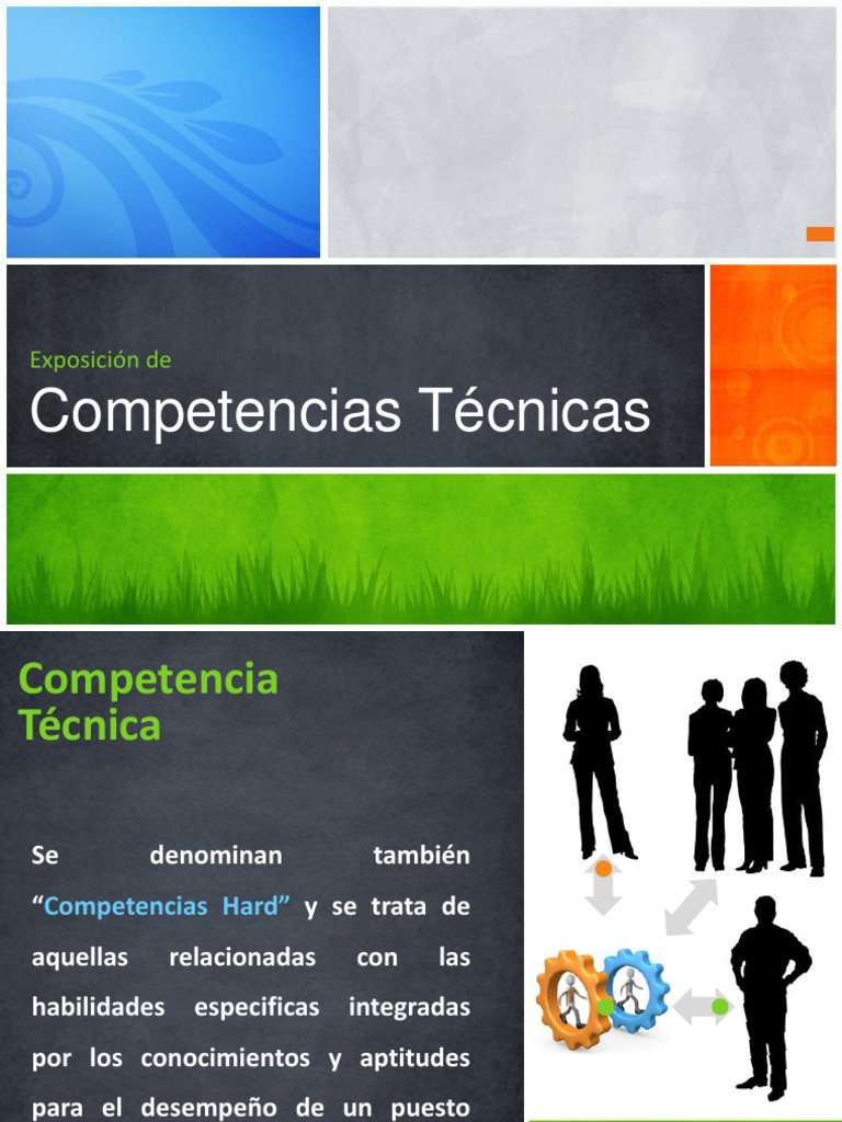 Competencias Tecnicas | PDF | Toma de decisiones | Conocimiento