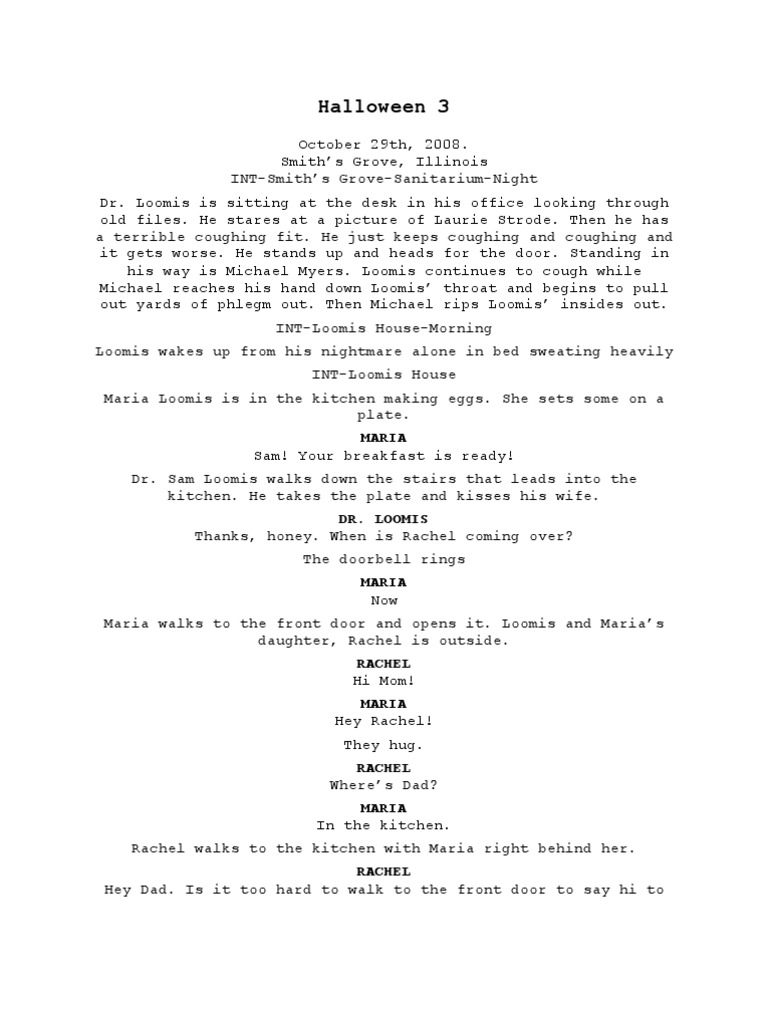 Halloween 3 | PDF