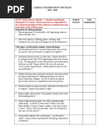 Cardiovascular Assessment Checklist | PDF | Pulse | Cardiovascular ...