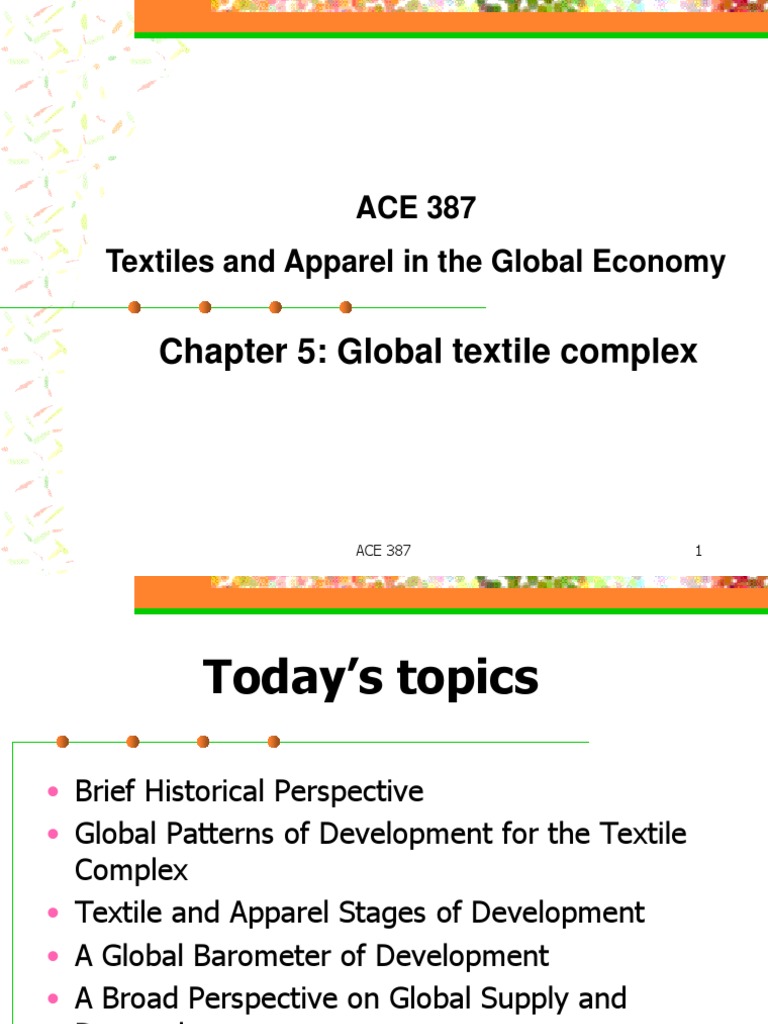 Textile Complex | PDF | Developing Country | Industries
