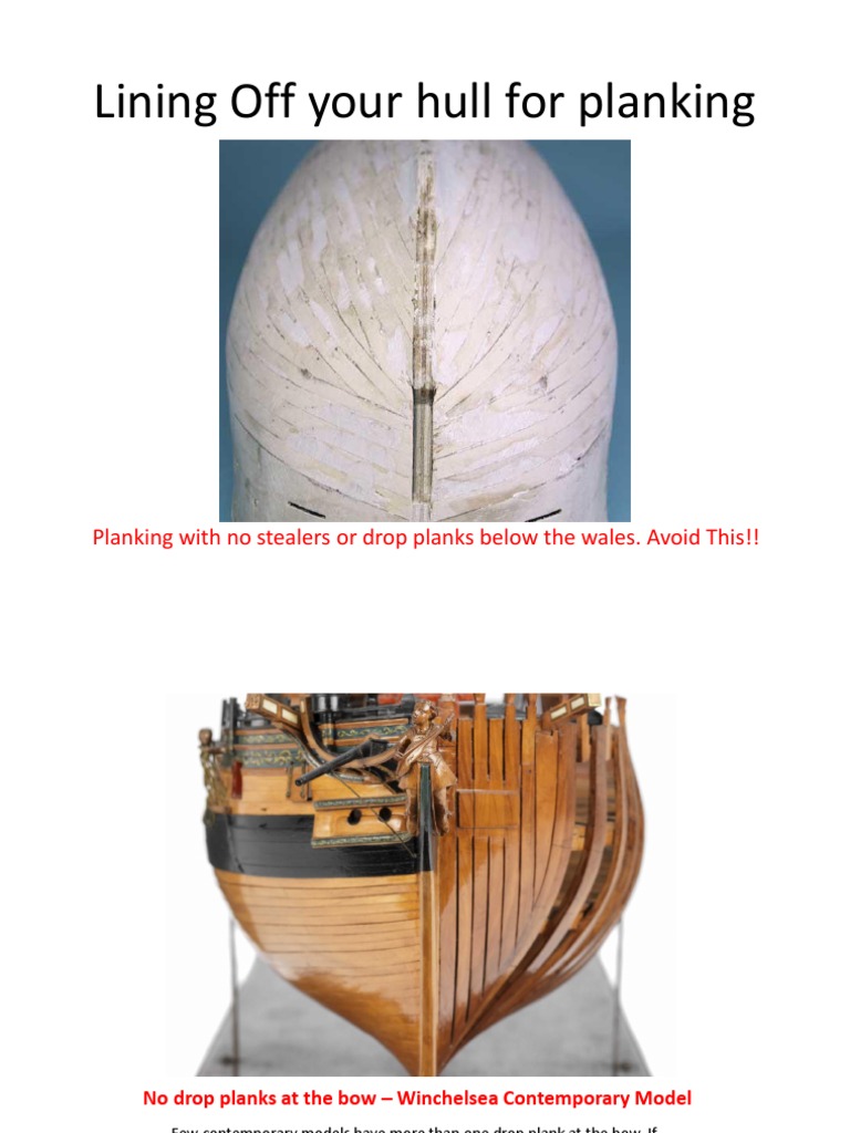 Lining Off Your Hull For Planking | PDF | Watercraft | Shipbuilding