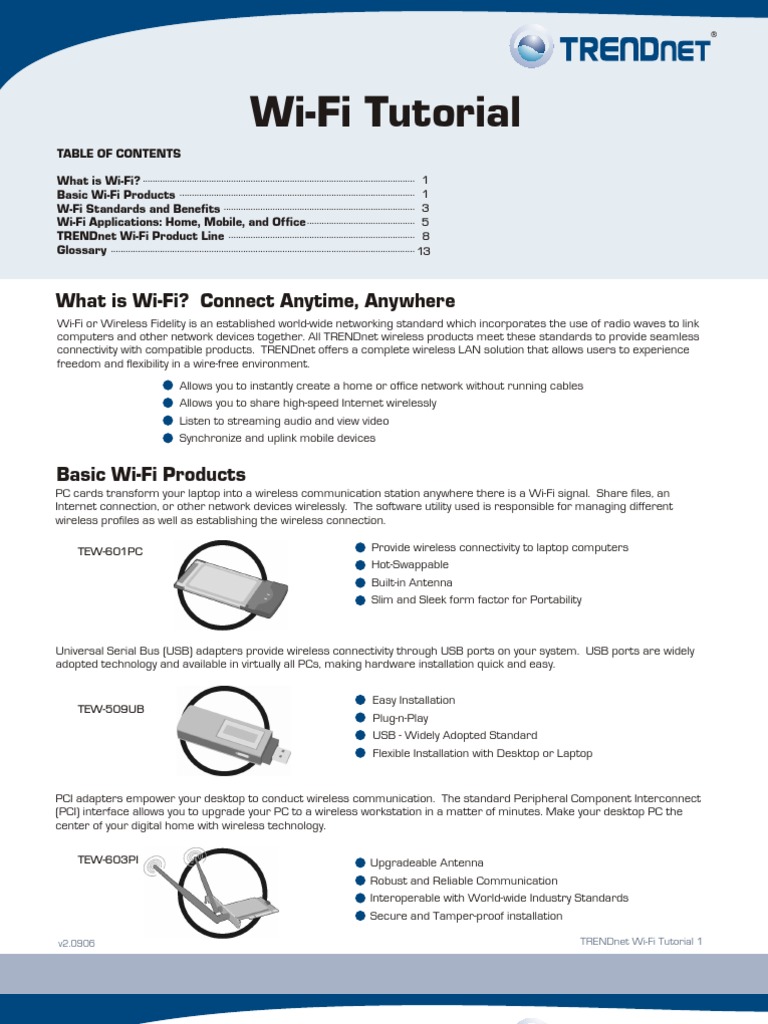 Wi-Fi Tutorial Original v2 | PDF | Wi Fi | Wireless Lan
