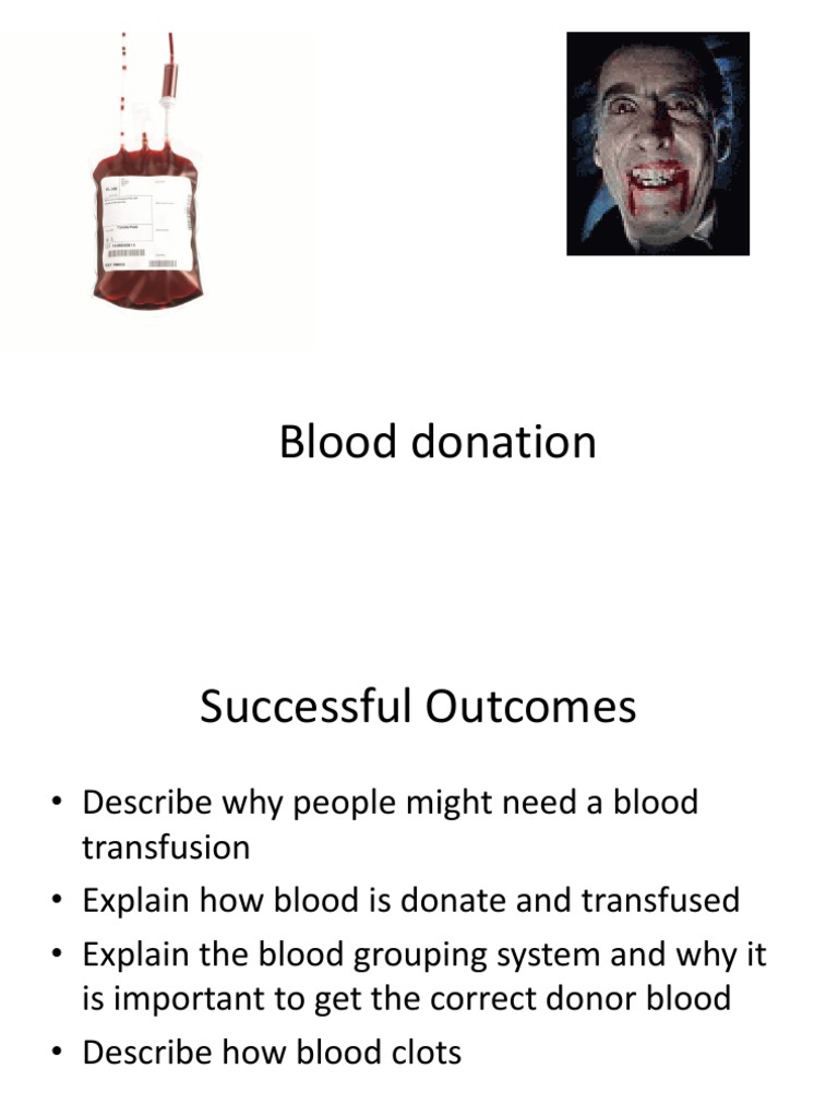 IGCSE Bio - Blood Donation | PDF | Blood Type | Blood Transfusion