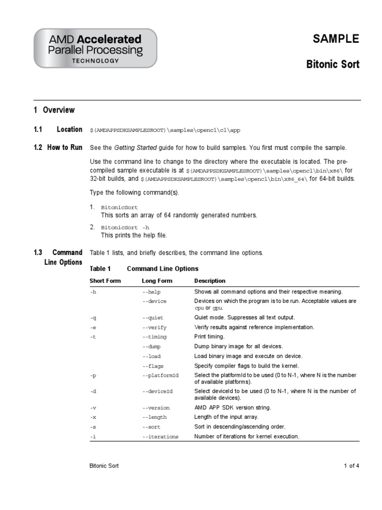Bitonic Sort | Download Free PDF | Sequence | Monotonic Function