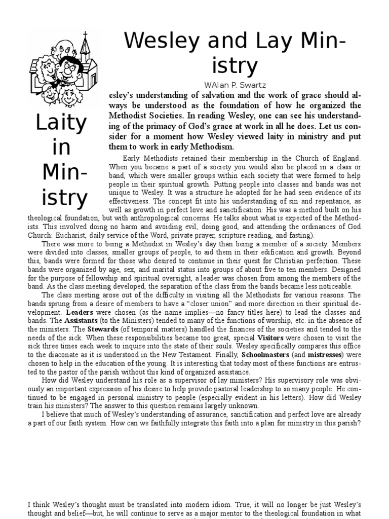 Lay Ministry | PDF | John Wesley | Methodism