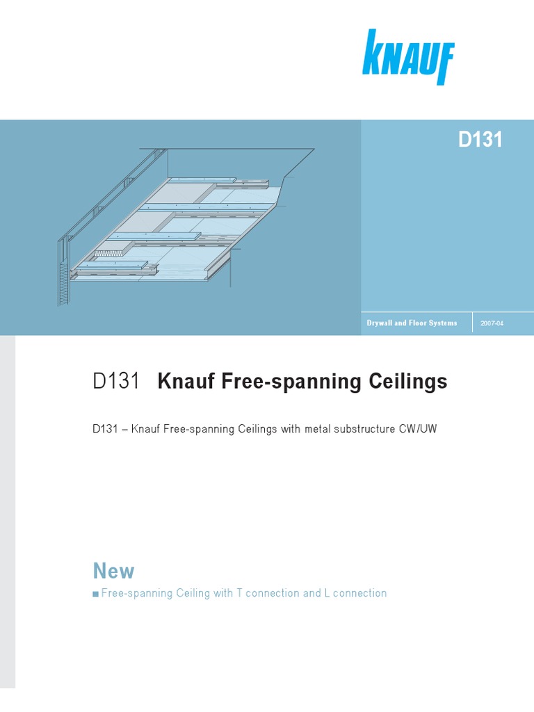 Knauf D131 System | PDF | Drywall | Wall