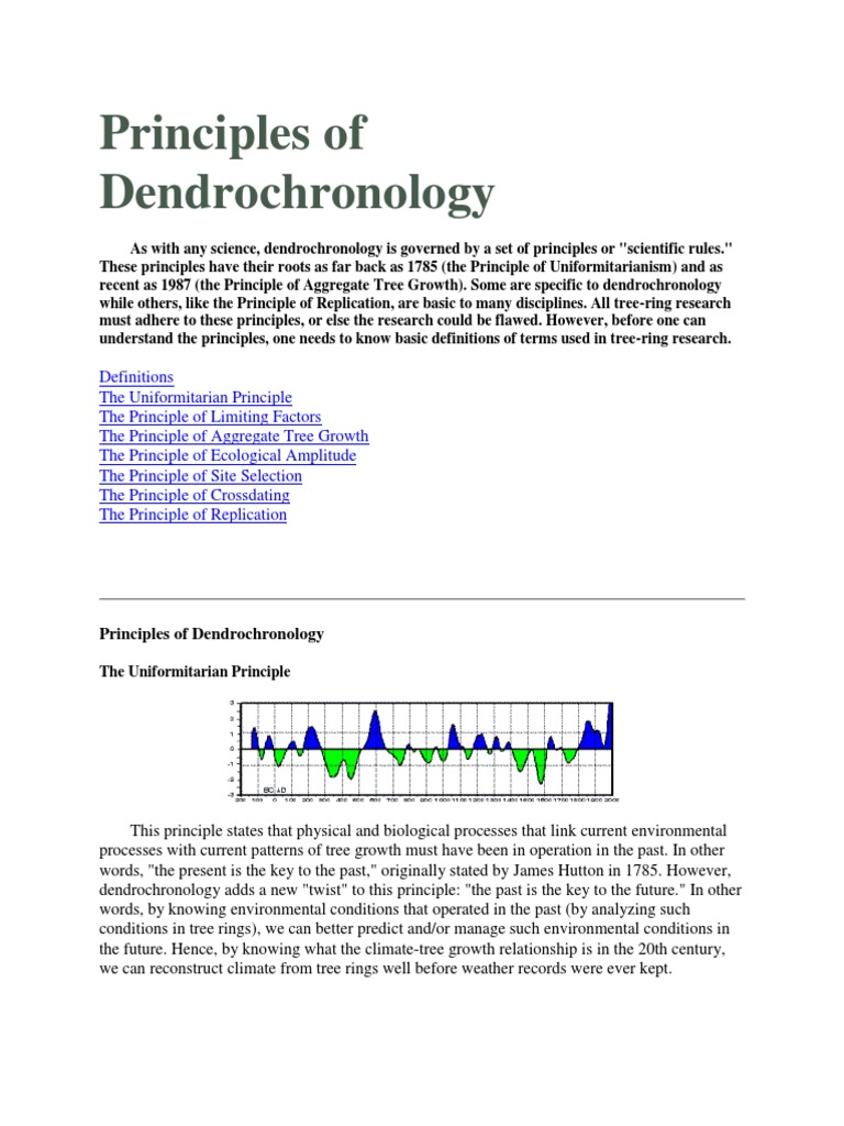 Principles of Dendrochronology | Disturbance (Ecology) | Forests