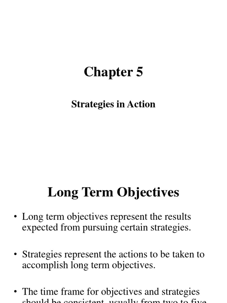 Strategies in Action | PDF | Strategic Management | Mergers And ...