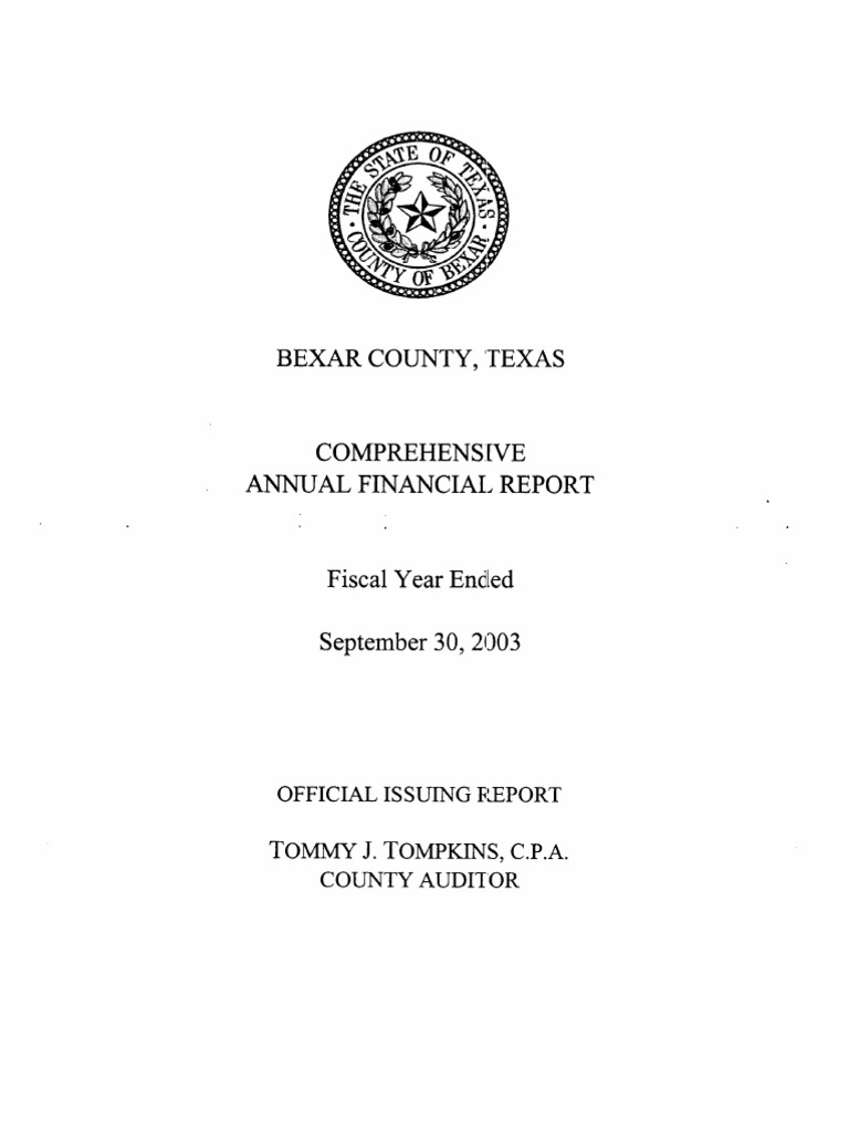 Bexar County Organiz.4tional Chart | PDF | Financial Statement | Accounting