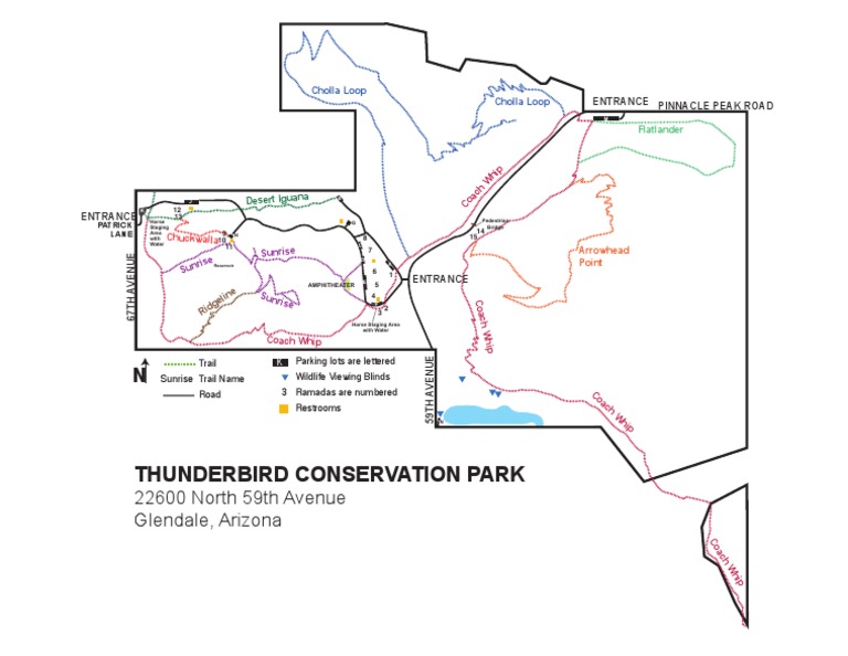 Thunder Bird Park Map | PDF
