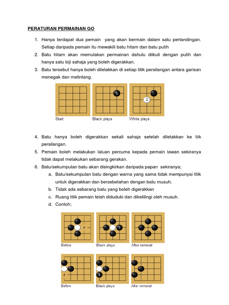 Peraturan Permainan Go | PDF