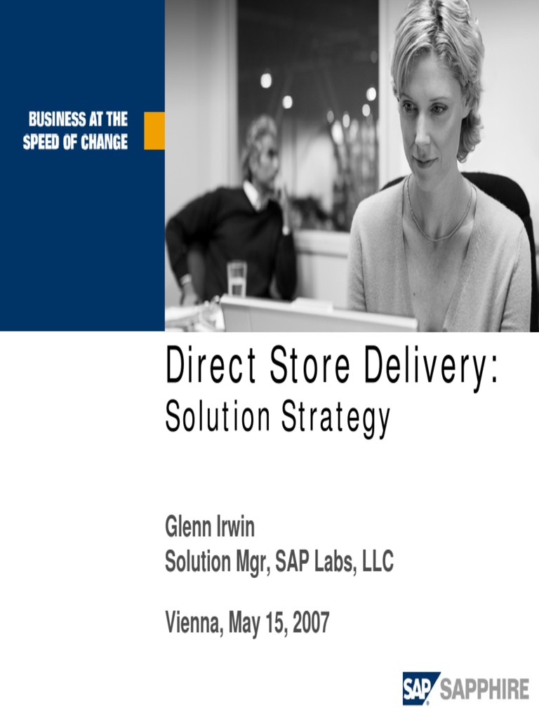 DSD Process | PDF | Point Of Sale | Retail