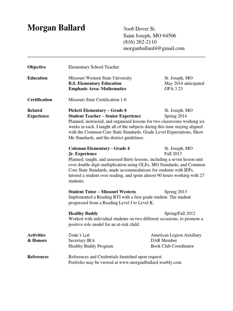 Revised Resume | PDF