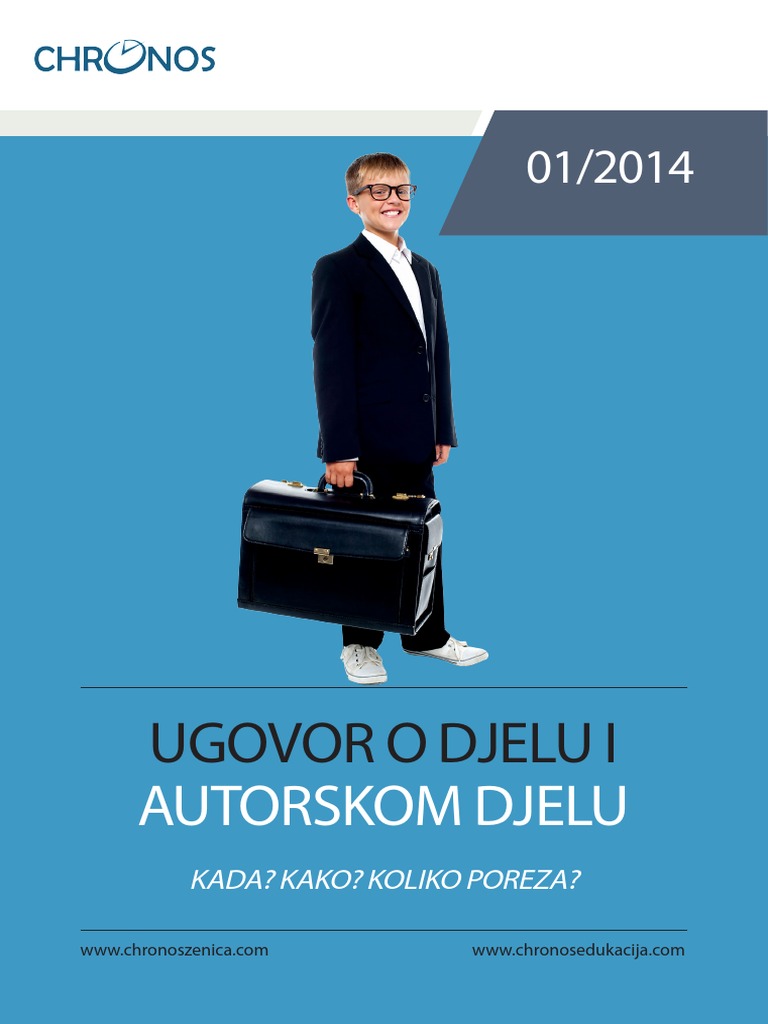 Ugovor o Djelu I Autorskom Djelu Chronos | PDF