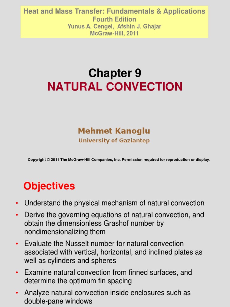 Heat 4e Chap09 Lecture | PDF | Heat Transfer | Convection