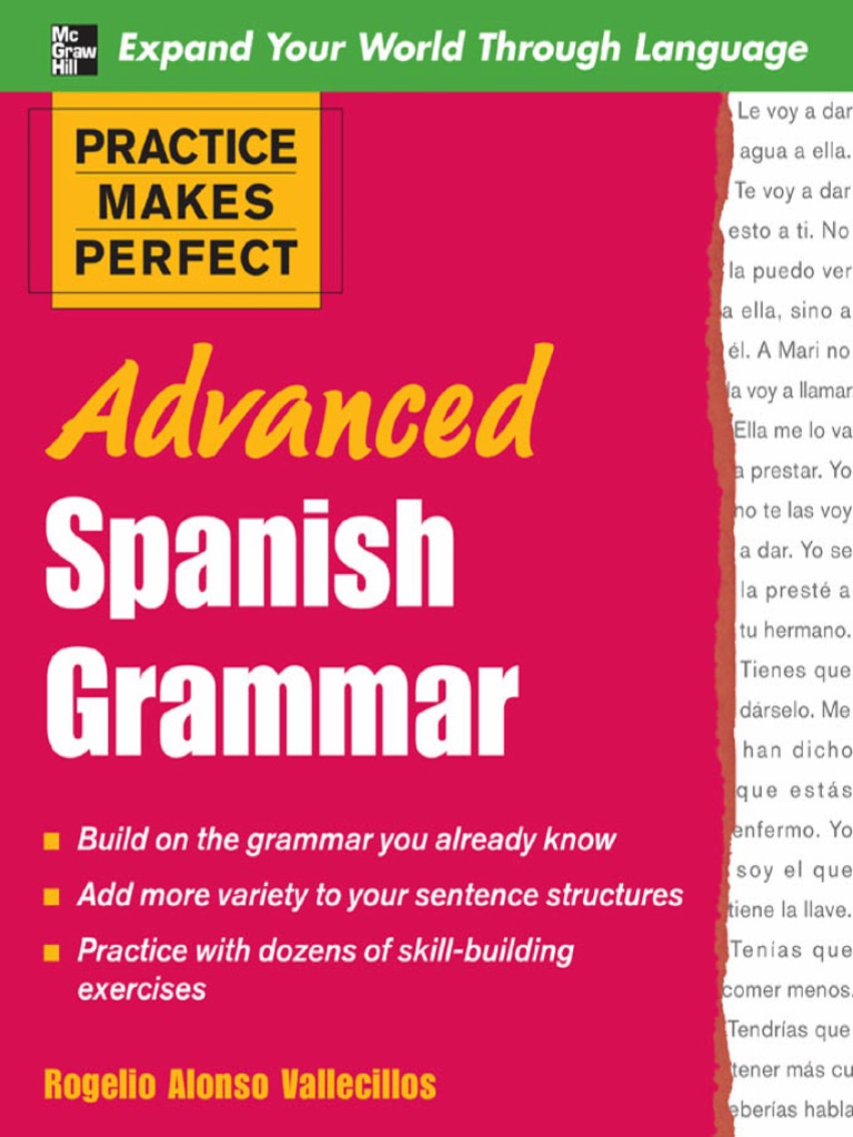 Advanced Spanish Grammar | PDF