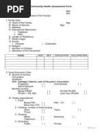 Personal Hygiene Questionnaire (Questionnaire For High School and ...