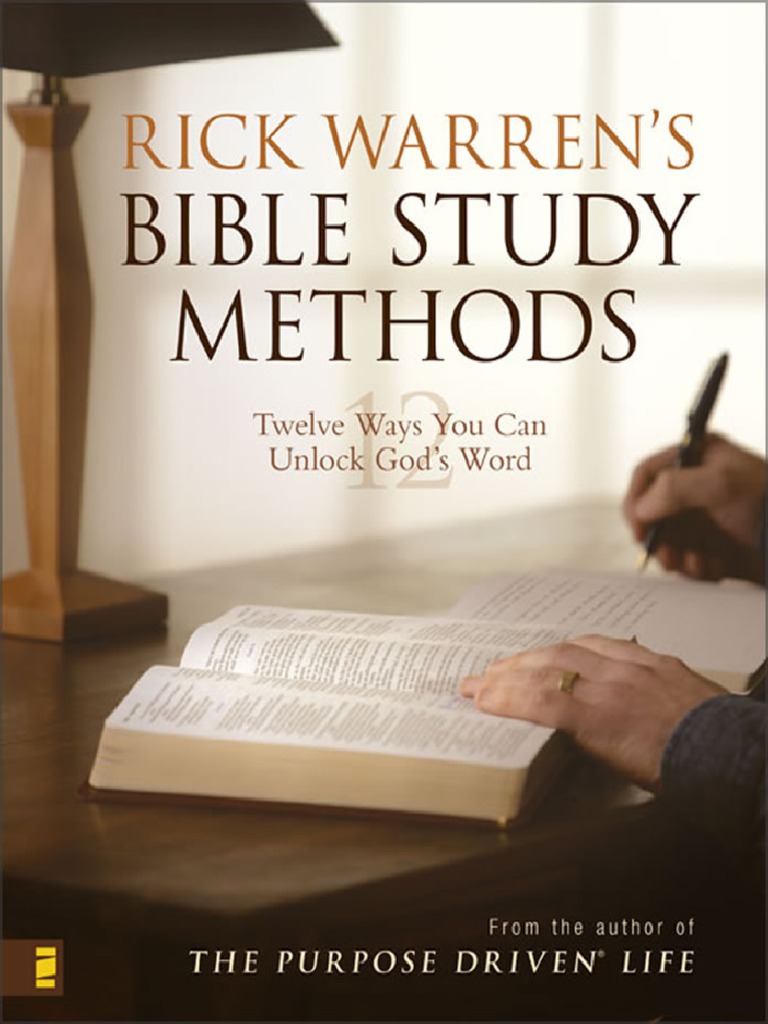 Rick Warren's Bible Study Methods by Rick Warren, Excerpt | PDF | Bible ...