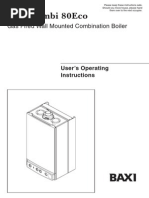 Main Eco Compact Combi User Guide | PDF | Water Heating | Boiler