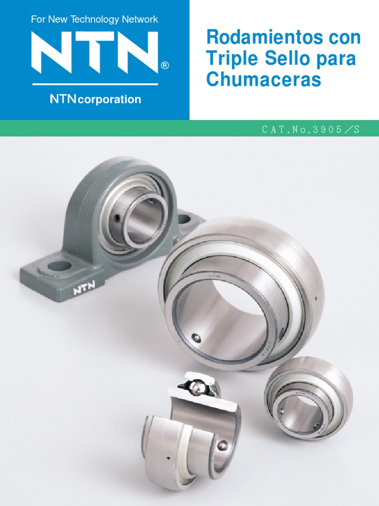 Rodamientos NTN de Triple Sello para Chumaceras | PDF | Tornillo | Acero