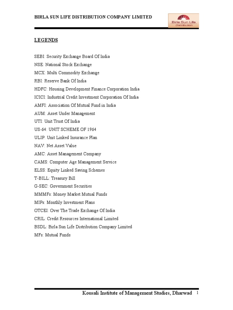 Mutual Fund Project | PDF | Securities (Finance) | Mutual Funds