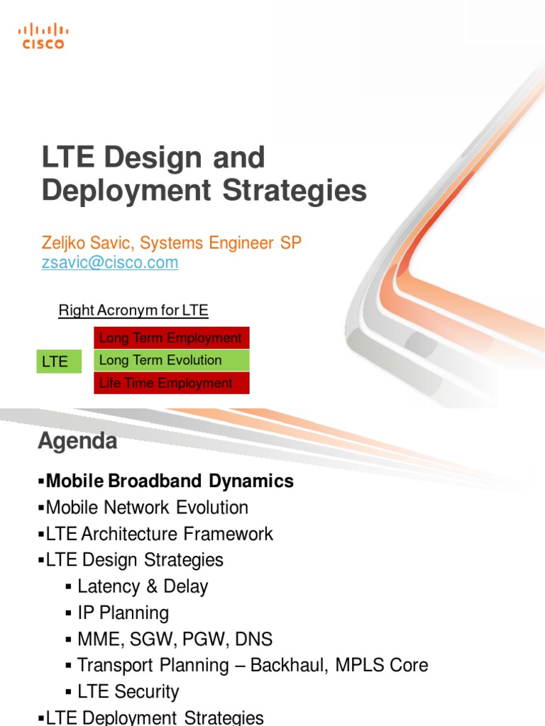 LTE Design and Deployment Strategies-Zeljko Savic | PDF | I Pv6 ...