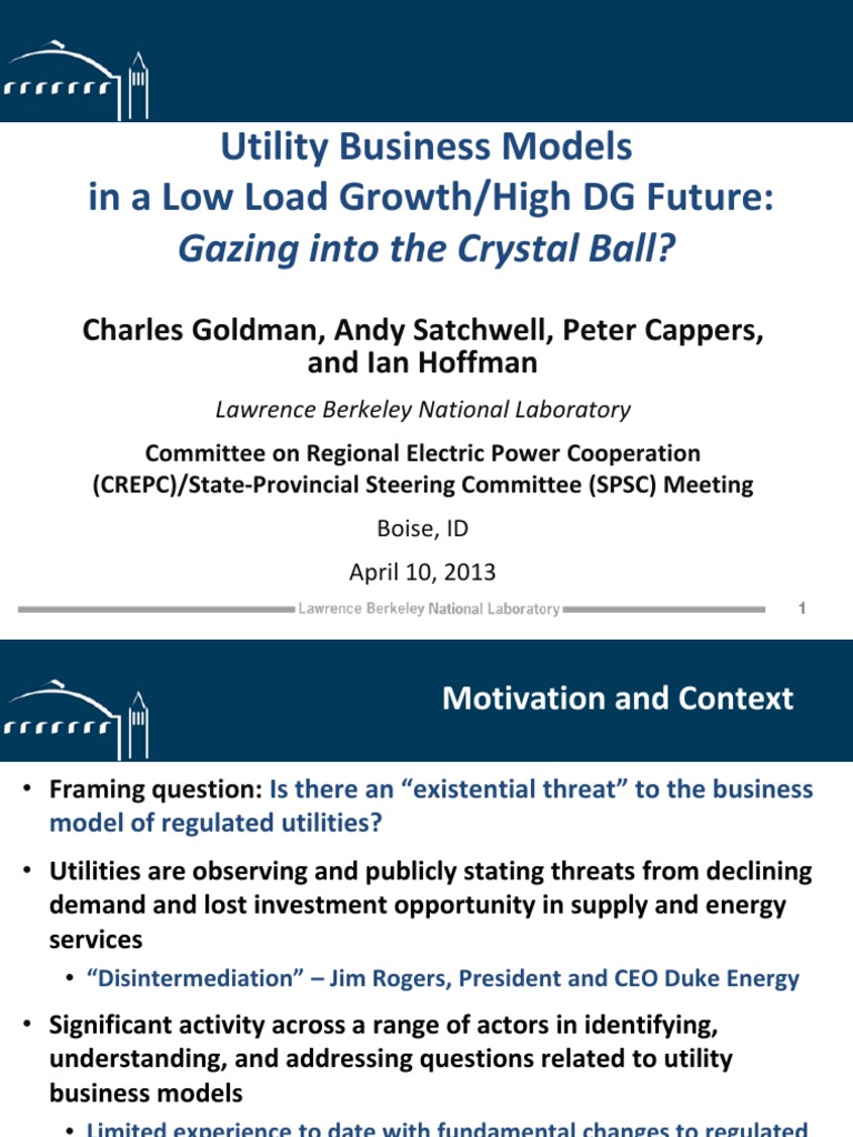 Utility Business Models | Download Free PDF | Photovoltaics | Business ...