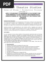 Theatre Organizational Chart | PDF | Theatre | Performing Arts