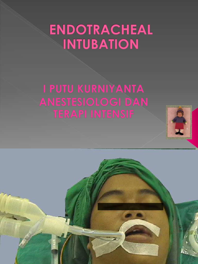 INTUBASI | PDF | Respiratory System | Clinical Medicine