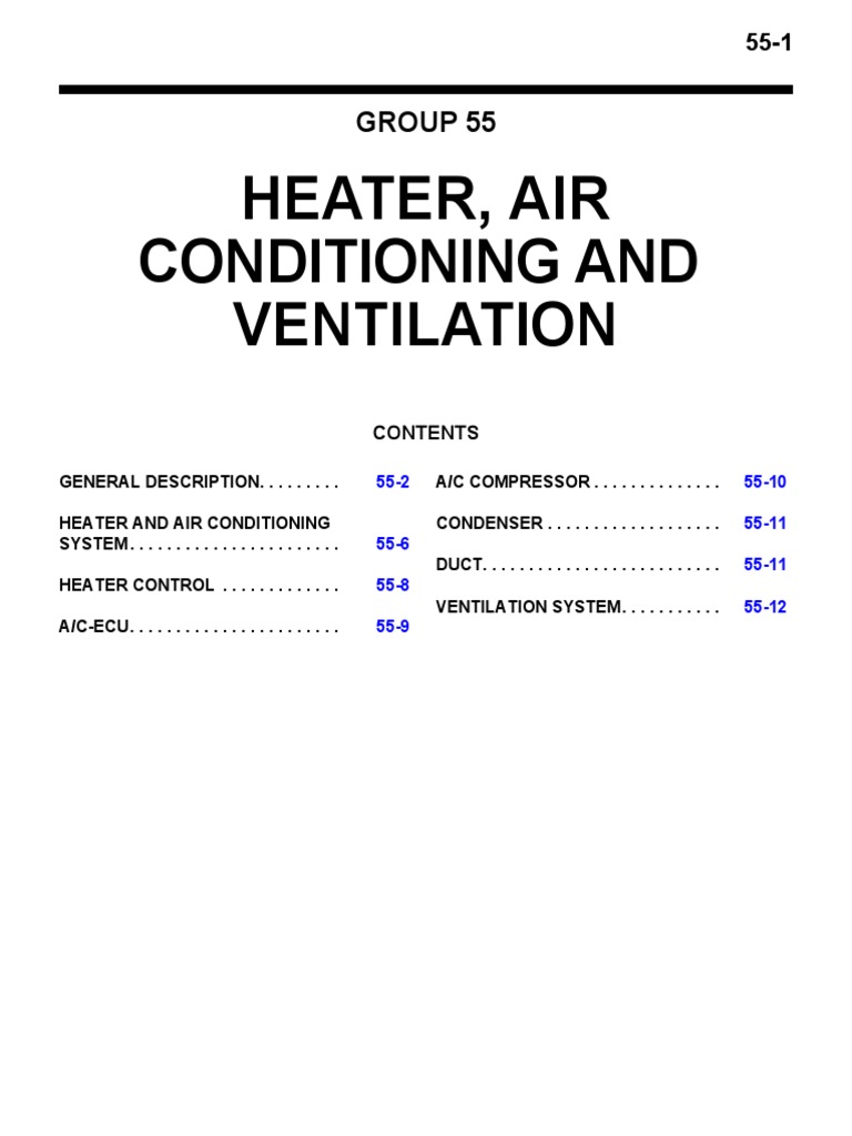 Heater, Air Conditioning and Ventilation | PDF | Hvac | Air Conditioning