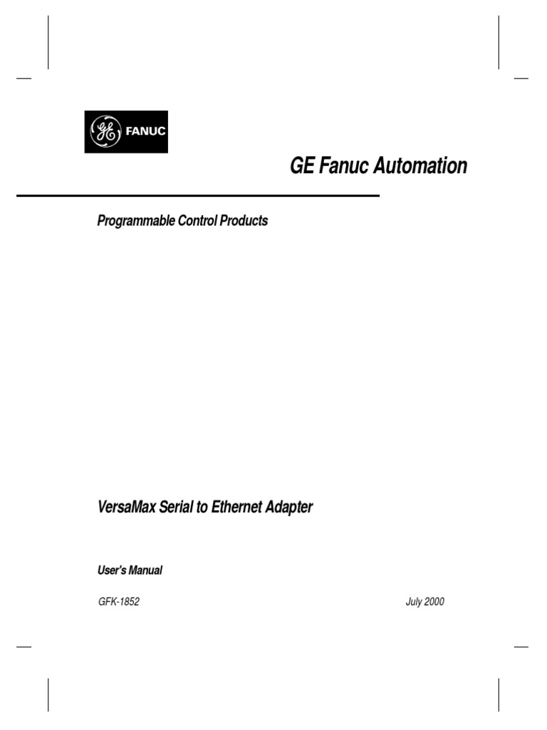 GE Fanuc Automation: Programmable Control Products | PDF | Port ...