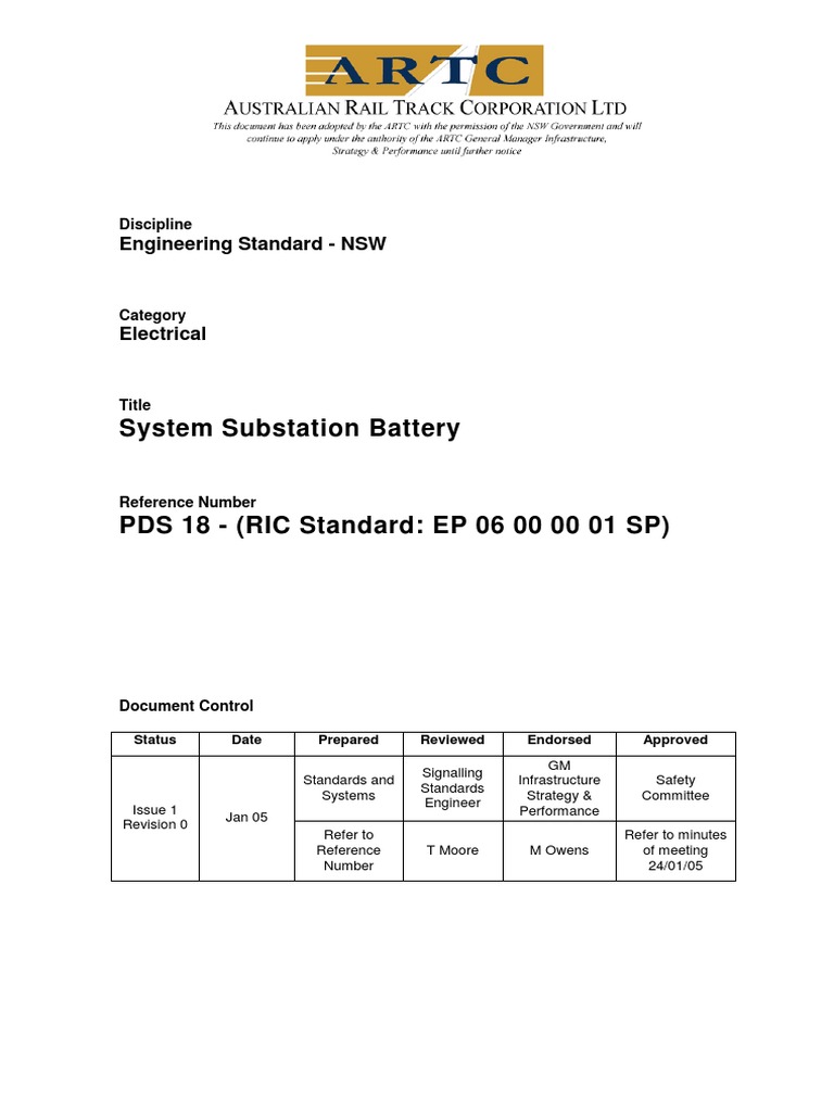 System Substation Battery | PDF | Battery (Electricity) | Battery Charger