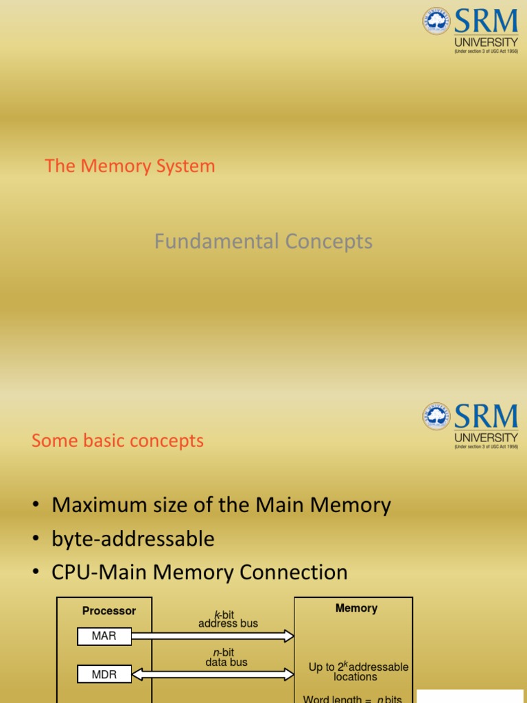 Memory System Fundamentals and Types | PDF | Read Only Memory ...