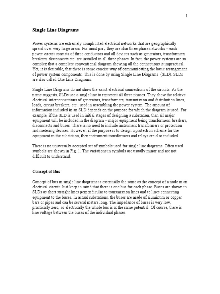 Write Up On SLD | PDF | Electrical Substation | Electric Power System