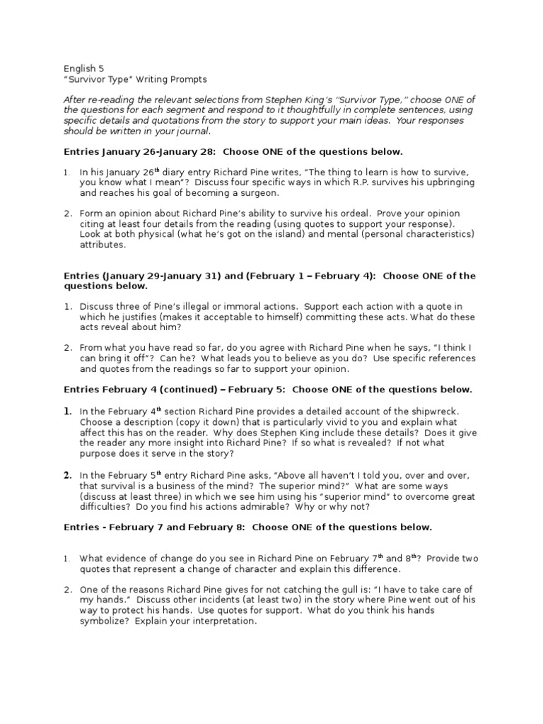 Analyzing "Survivor Type" Prompts | PDF | Epistemology | Cognition
