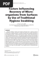 Environmental Swabbing Procedures Guide | PDF | Foodborne Illness ...