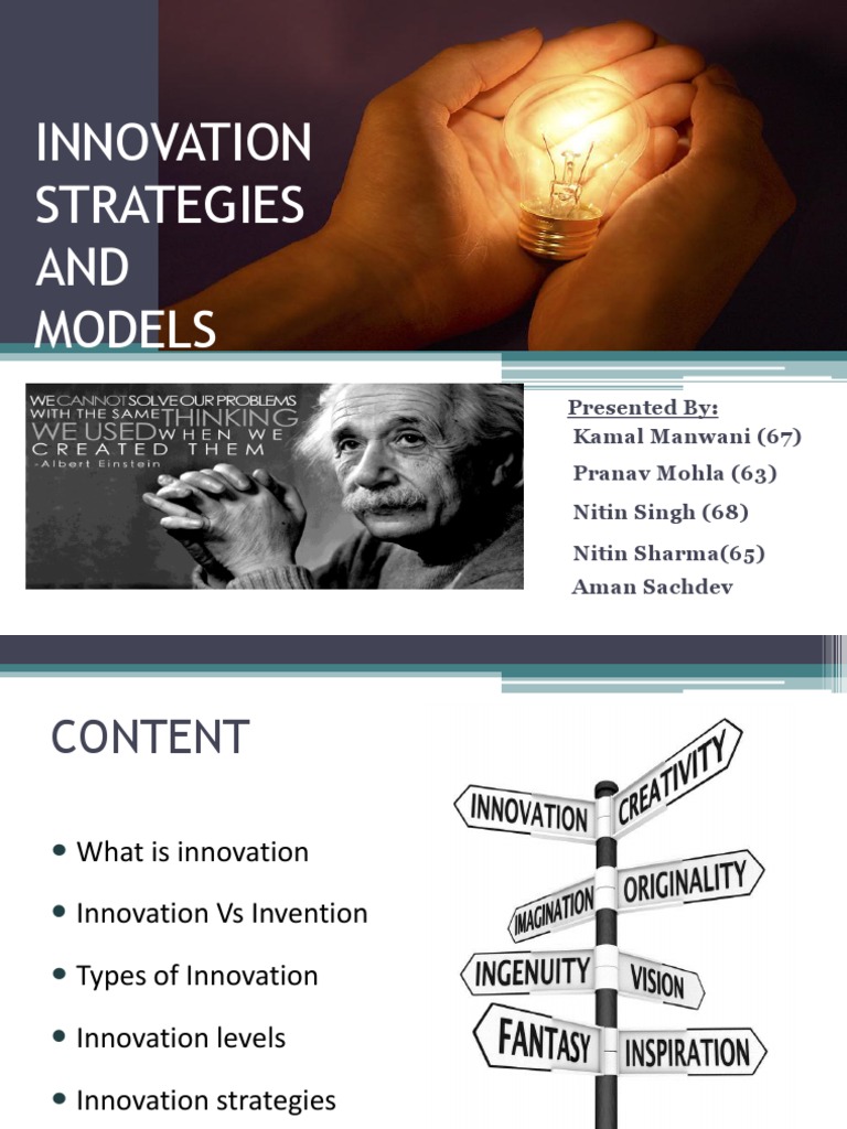Innovation Strategies1 | Innovation | Strategic Management