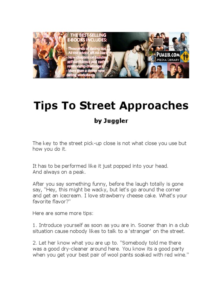 Juggler - Tips To Street Approaches | PDF