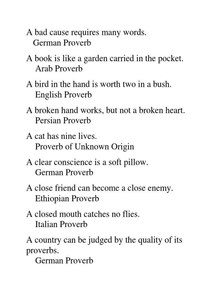 A Bad Cause Requires Many Words | PDF | Proverb | Anger