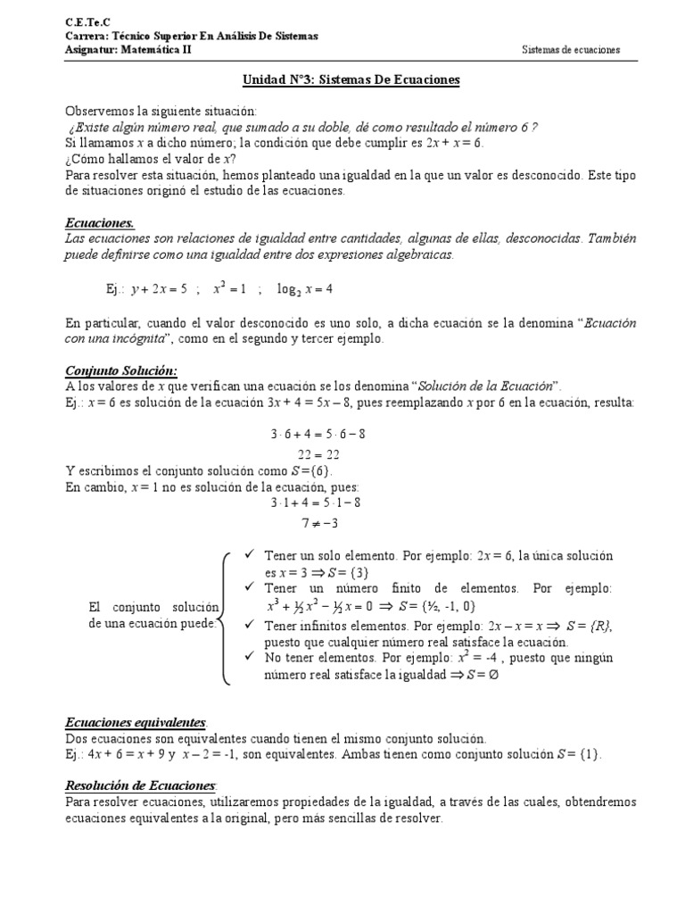 Ecuaciones Sencillas para Niños | PDF | Sistema de ecuaciones lineales ...