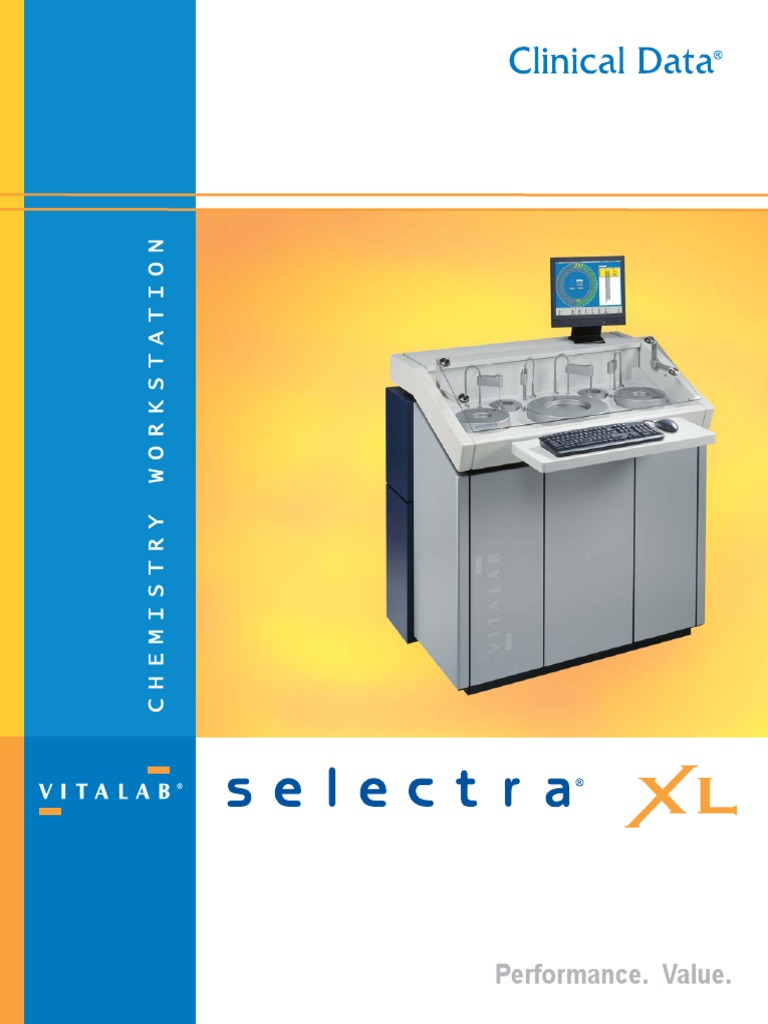 Selectra XL Brochure C1-027-0104 | PDF | Alanine Transaminase | Absorbance