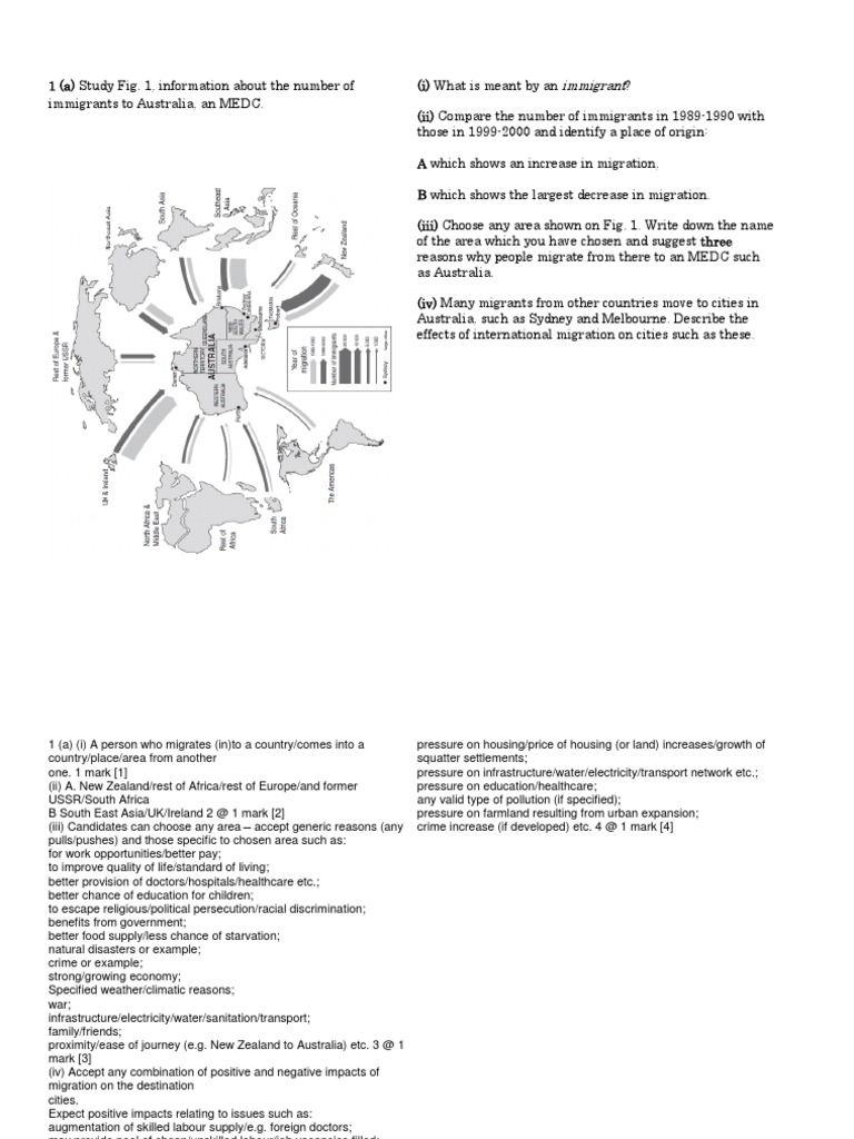 Migration Worksheet | PDF