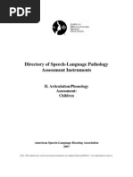 Test of Language Development Primary Fourth Edition TOLD-P4 | PDF