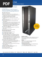 Datasheet - Rittal 42U Server Cabinet | PDF | Door | Sheet Metal