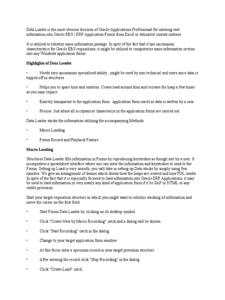 FDL Data Loader | PDF | Computer Science | Computer Engineering