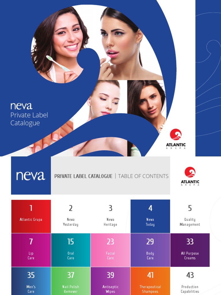 Neva AG Cosmetics Private Label Catalog 2014 | PDF | Oral Hygiene ...
