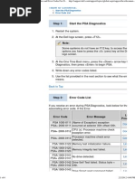 E Table of Epsa Psa Error Cod | PDF | Bios | Hard Disk Drive