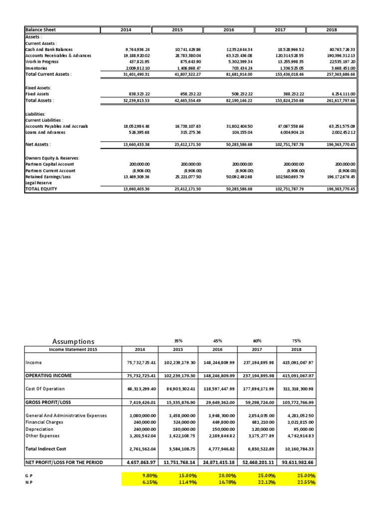 Five Years Report Format | PDF | Corporate Jargon | Balance Sheet