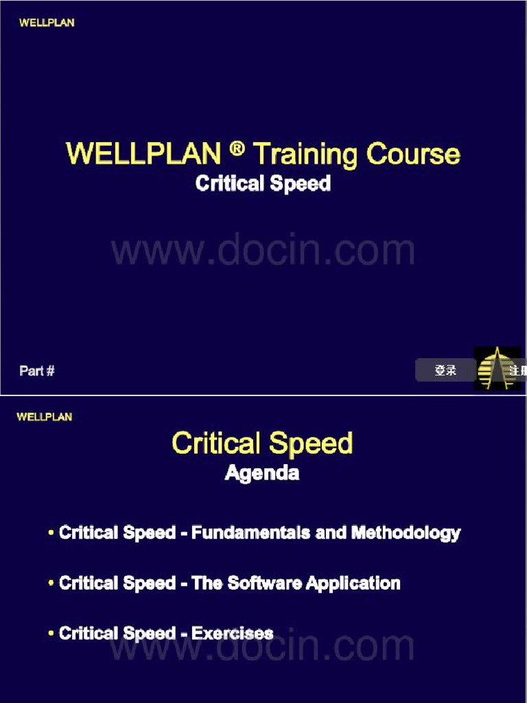 Critical Speed Analysis | PDF | Foreign Language Studies