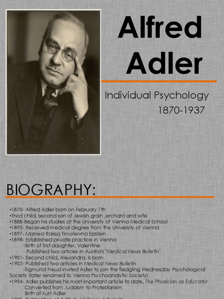 Adler | Psychology | Psychological Concepts